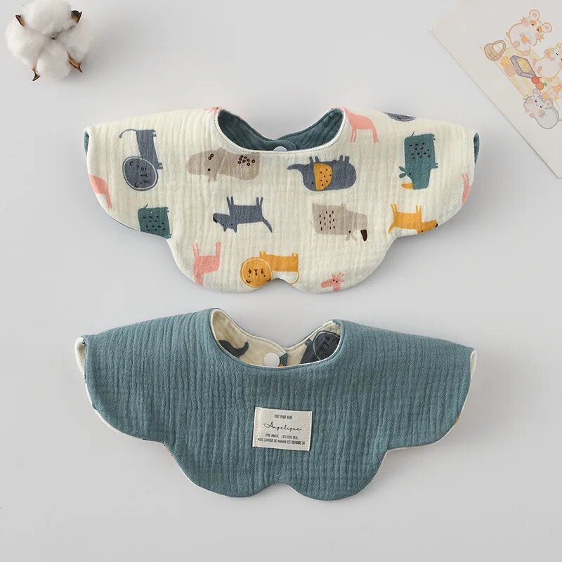 Детские нагрудники Ayaco.Fan мультяшные хлопковые Animal companions