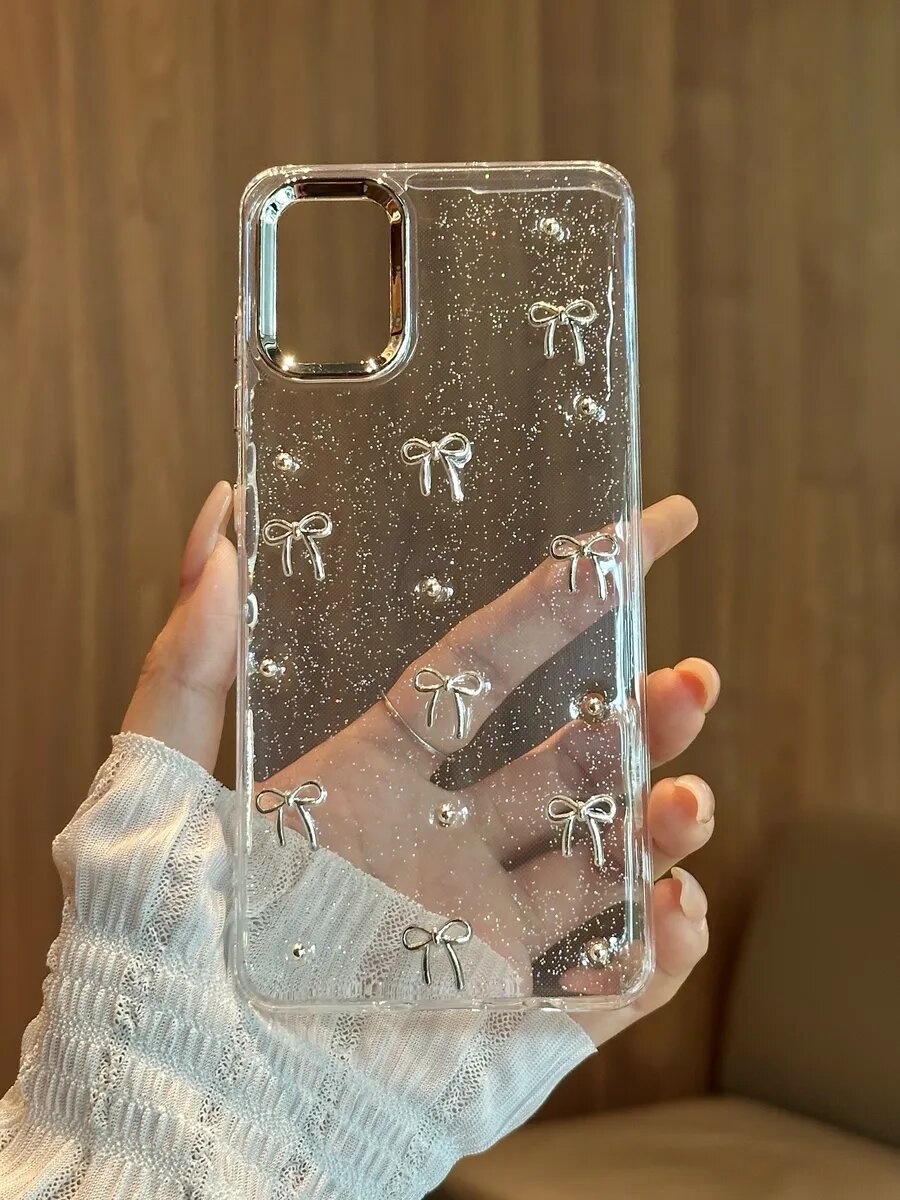 Чехол О'кейси, для Samsung A51, принт, прозрачный, с защитой камеры