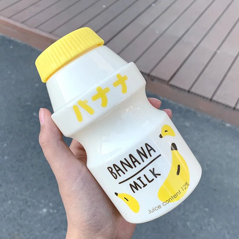 Бутылка для воды Banana Milk, 480 мл, Белый