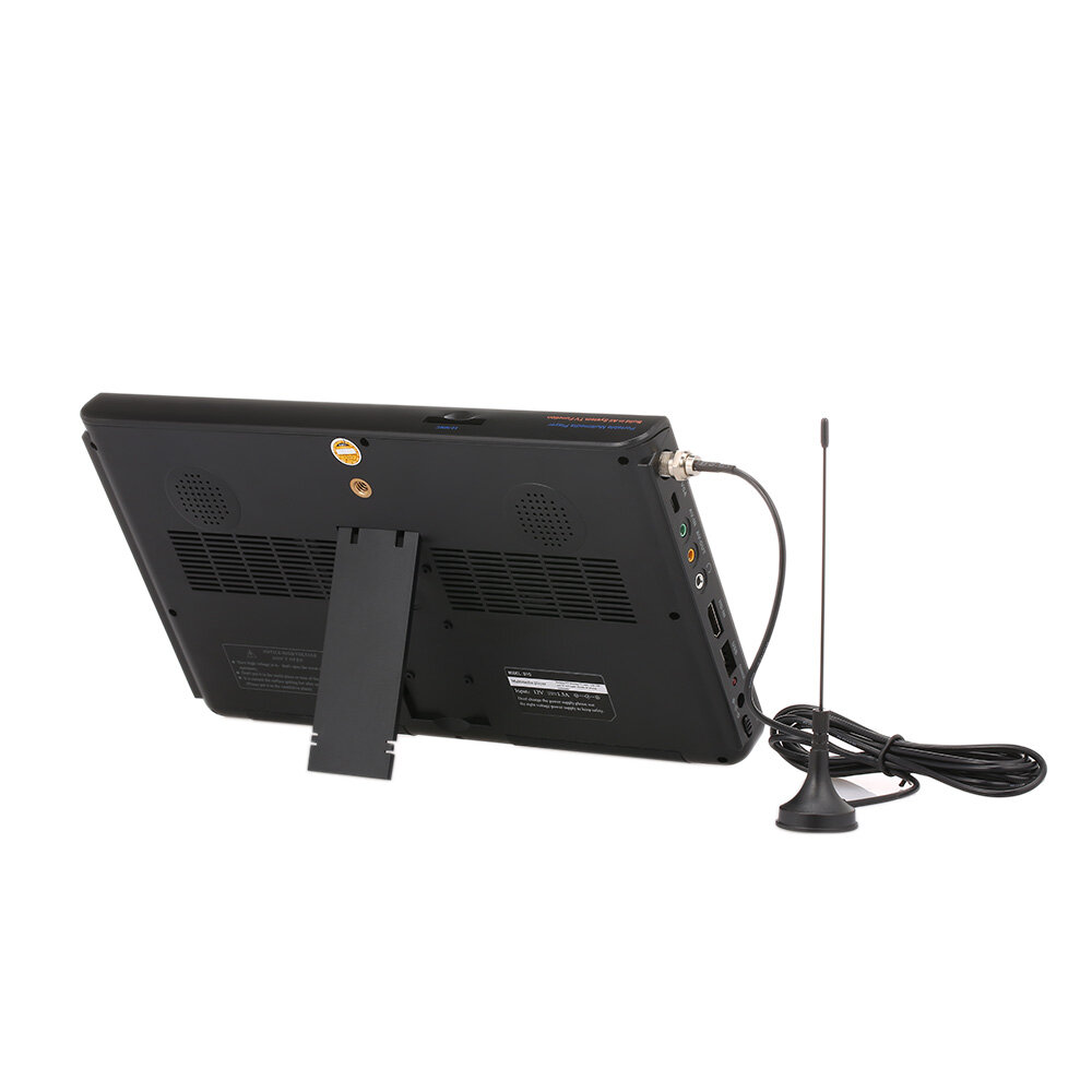 LEADSTAR 10-дюймовый портативный цифровой TFT HD-телевизор с Freeview, видеоплеер для автомобиля, автодома, кемпинга, отдыха на природе или кухни, с поддержкой USB и SD-карт.