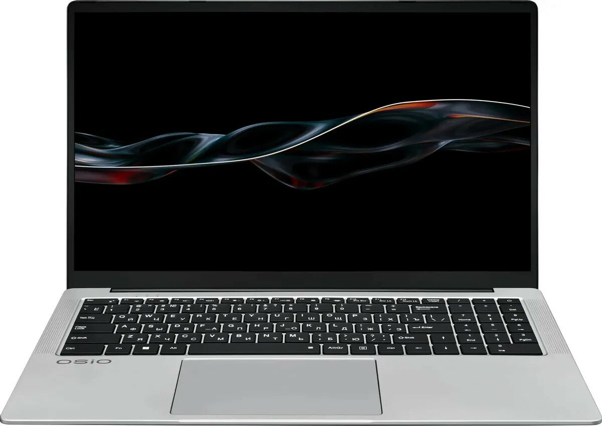 Ноутбук OSIO FocusLine F160i-010 F160I-010, 16.1", 2023, IPS, Intel Core i3 1115G4 3ГГц, 2-ядерный, 16ГБ DDR4, 512ГБ SSD, Intel UHD Graphics, без операционной системы, серый