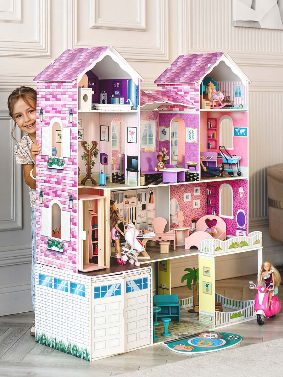 Кукольный дом PAREMO "Поместье Агостина" (с мебелью) PD318-17