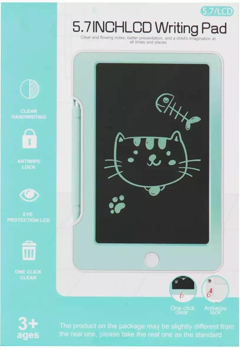 Планшет для рисования LCD 6 дюймов, со стилусом, от 3 лет