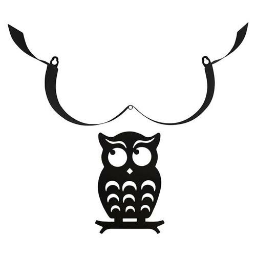 Старирующая сова милая чугунная животная черная бумажная держатель полотенца стенная установка ванная ткань туалетная рулонка ювелирные изделия организатор бронза портативные держатели туалетной бумаги