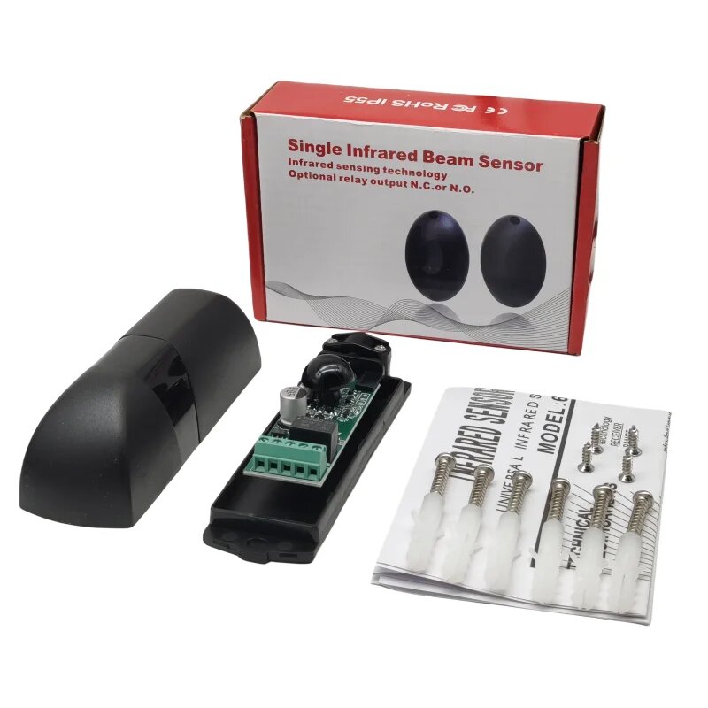 Водонепроницаемые инфракрасные Фотоэлементы Dc/ac 12 ~ 24 В, ИК-датчик двери, автоматический барьер, следовательно, датчик луча безопасности для фотоэлементов