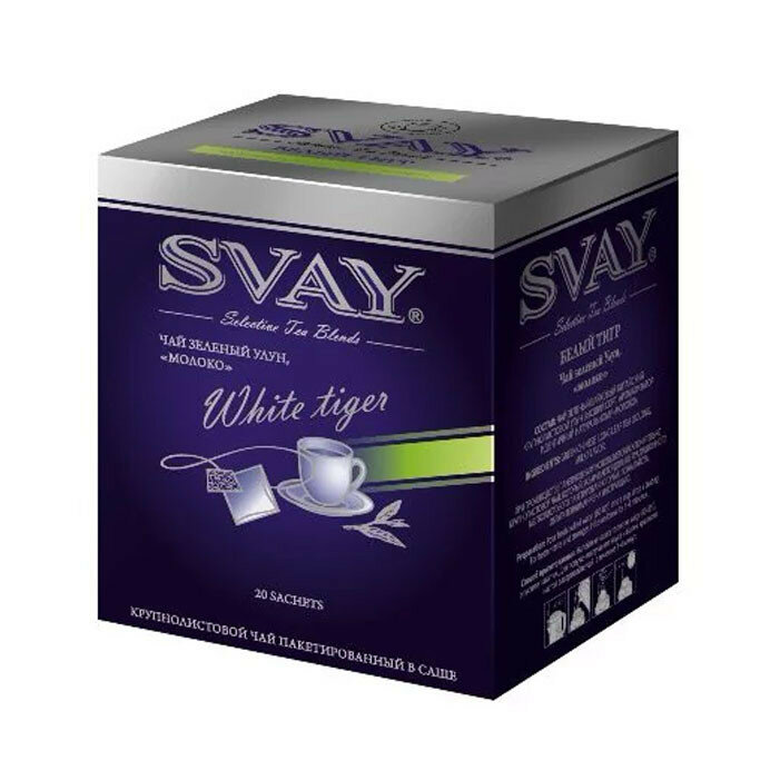 Чай Svay White Tiger (Белый тигр), в пакетиках, 20шт