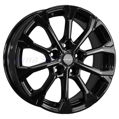 Литой колесный диск Khomen Wheels KHW1605 (Changan CS35 Plus) 6,5x16/5x110 ET46 D63,3 Black