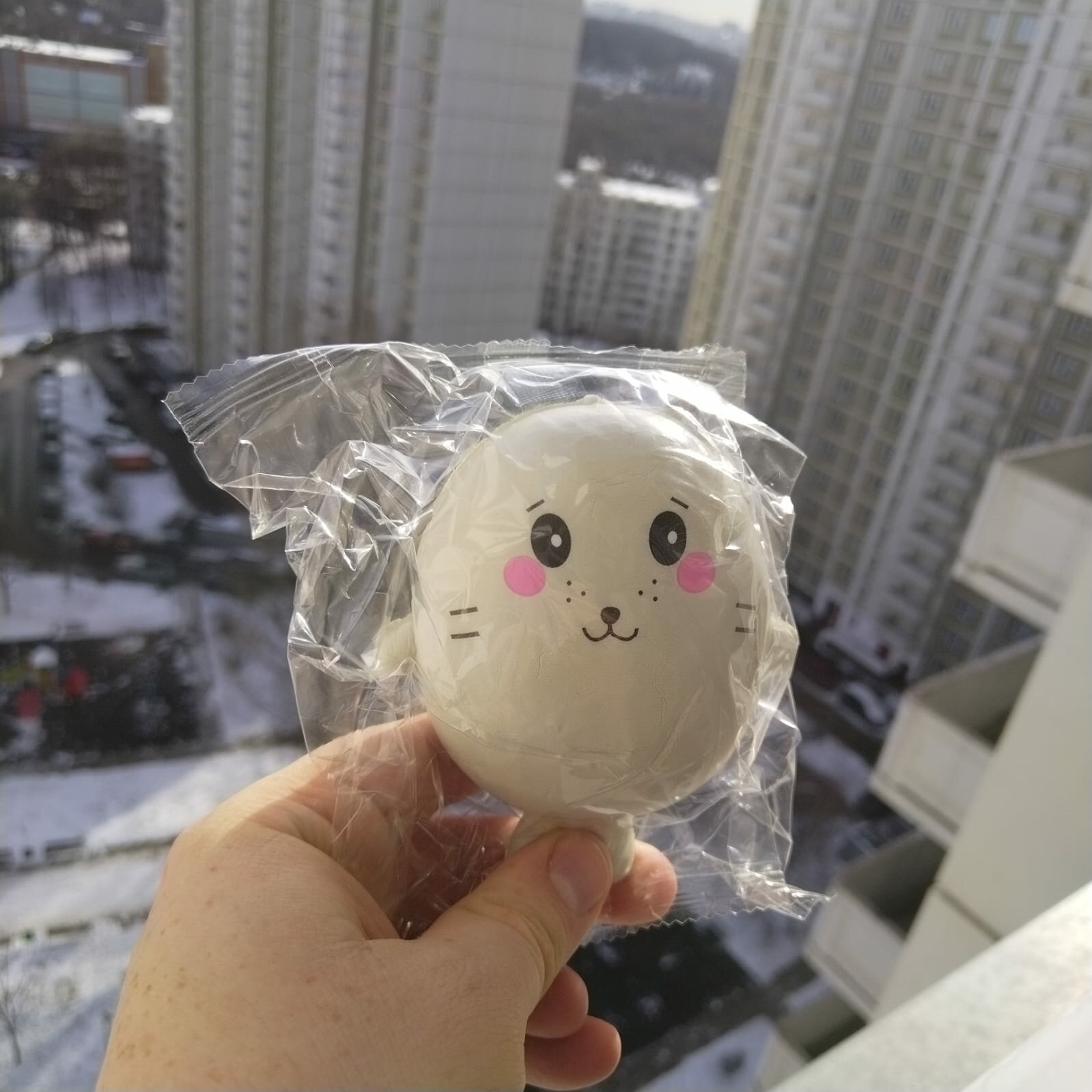 Игрушка антистресс сквиш кит