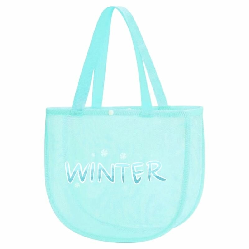 Дышащая сетчатая сумка для хранения пляжных игрушек и ванных принадлежностей, органайзер для бассейна из полиэстера, Гурманский стиль