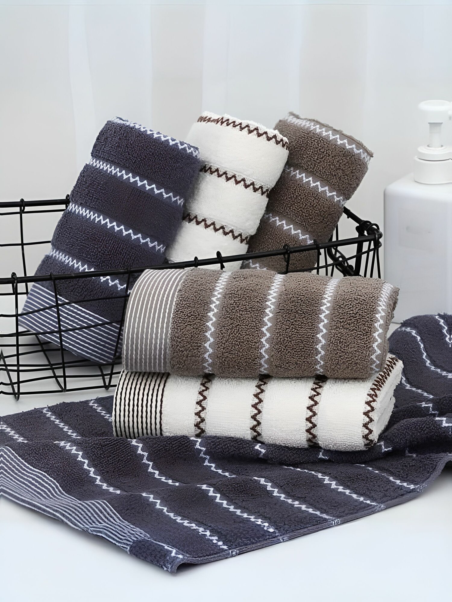 Кухонные полотенца, полотенца для рук и лица, набор 2 шт 35х75 см