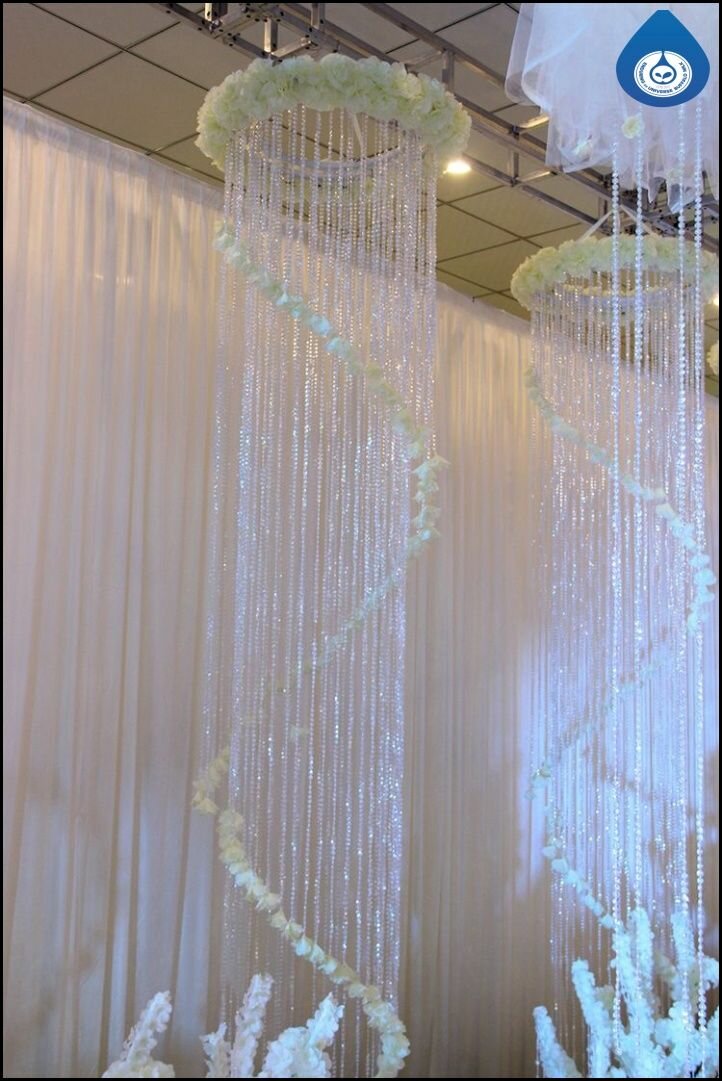 Эксклюзивные прозрачные бусы для интерьера от ЦветТут