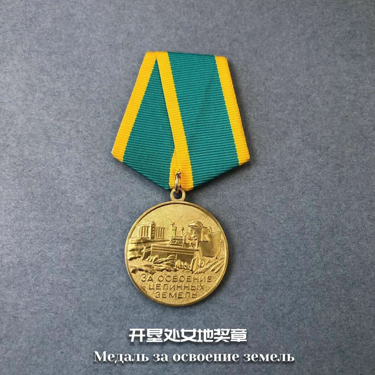 Реплики советских наград: медали БАМ, освоение целины, нефтепромыслы, Южметаллург (комплект 5 значков, металл)