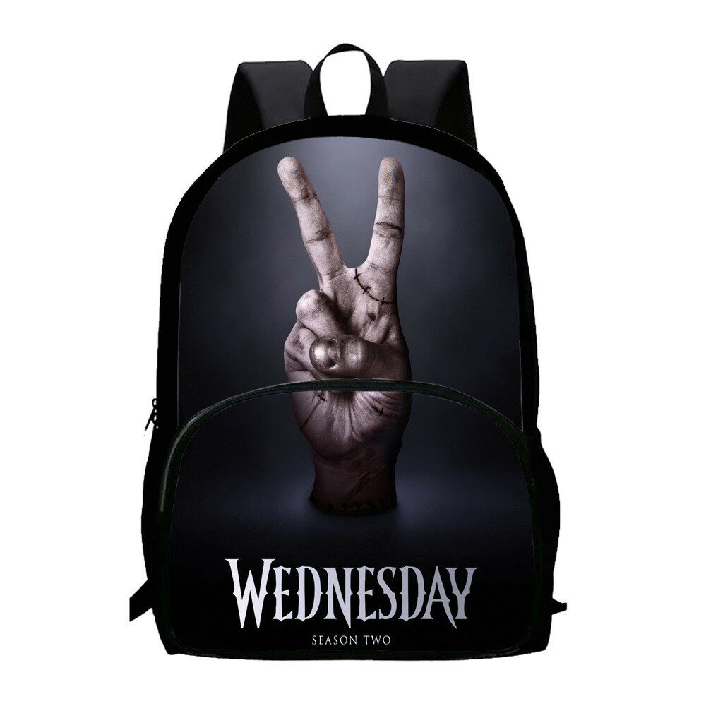 Рюкзак добаворм принт сезон оксфорд ткань с большим отсеком для студентов стиль 4