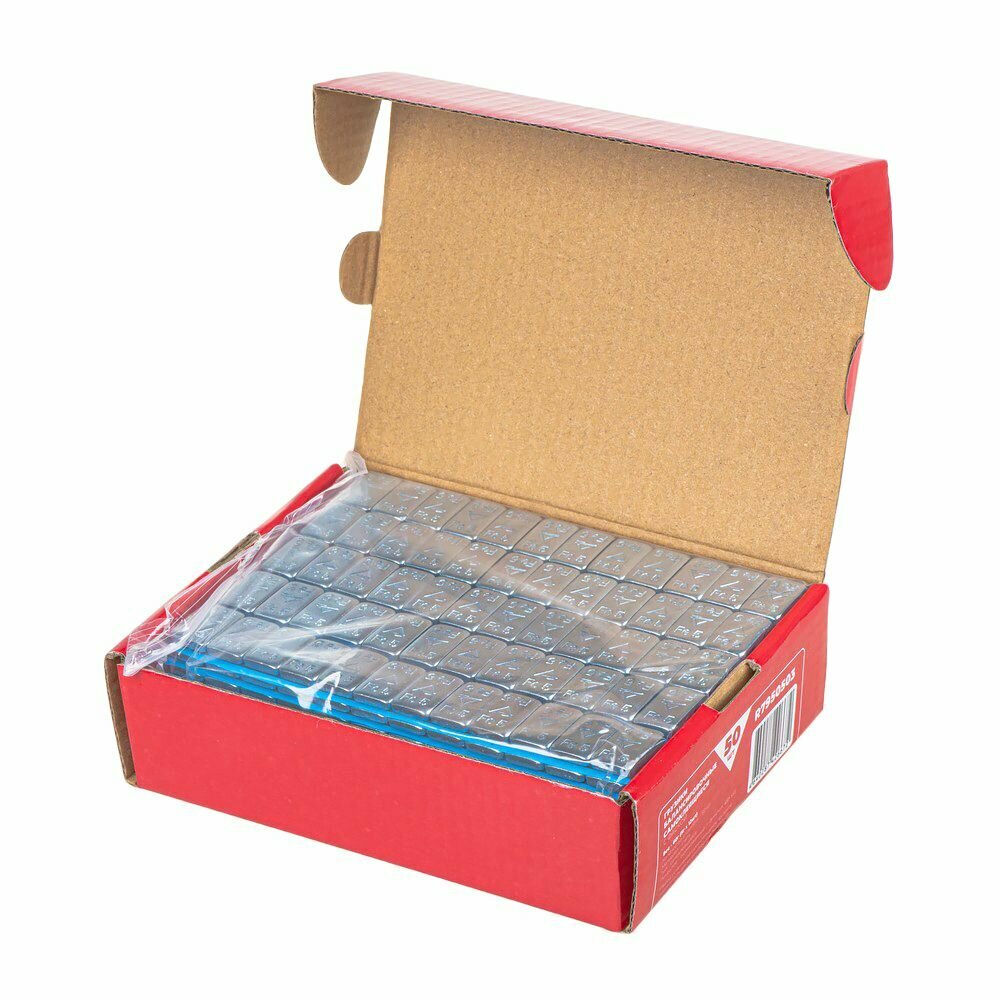 Грузик балансировочный самоклеящийся 5г х 12шт оцинкованная сталь с фаской набор грузиков 50 шт R7950503 ARNEZI