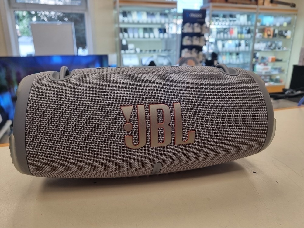 Портативная Bluetooth-акустика JBL Xtreme 3, IP67, 100Вт, серый, б/у