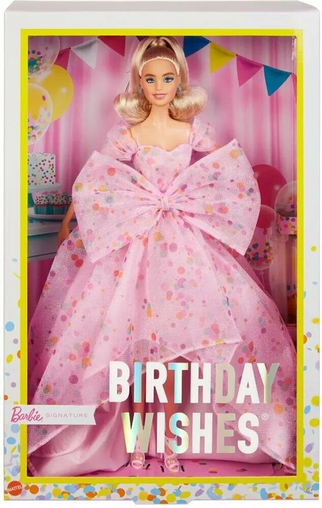 Кукла Mattel Barbie Пожелания на День рождения, HCB89