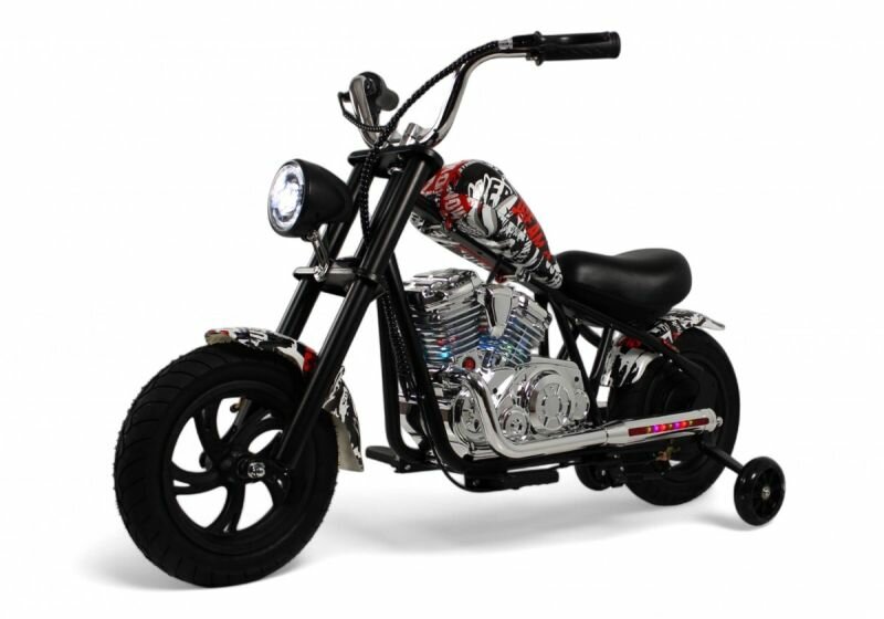 Другие электромобили Rivertoys Детский электромотоцикл M777ML черный Special