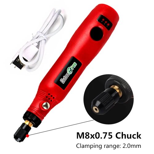 Мини-USB Беспроводная Электрическая Дрель С Вращающимися Инструментами