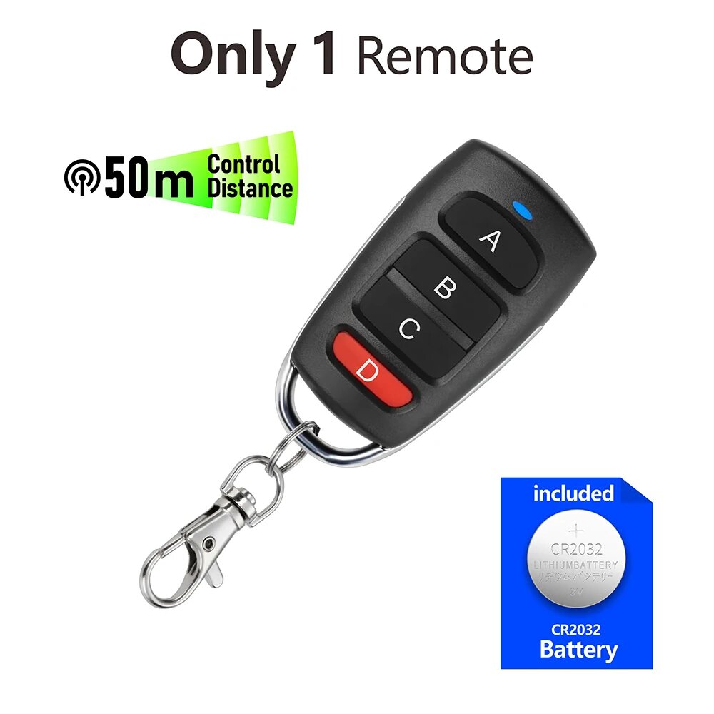 Беспроводной пульт дистанционного управления 433МГц 10А 1 remote