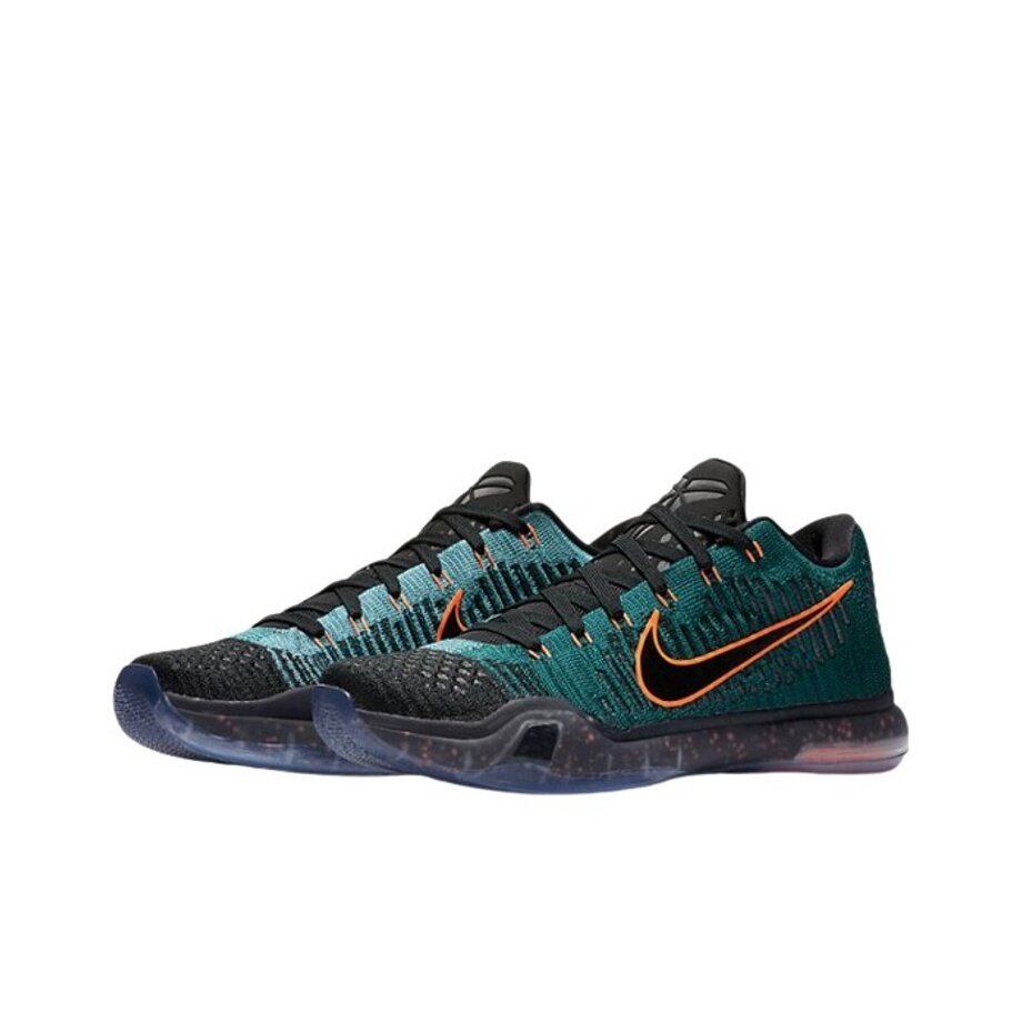 Кроссовки NIKE Kobe 10, размер EU 44 стопа (28CM), голубой, — фото 1