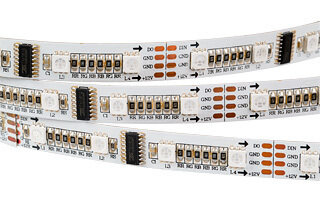 Светодиодная лента CS-SPI-5000 12V RGB (5060, 240 LED x1,1812) (arlight, Открытый) 019934