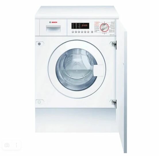Стирально-сушильная машина встраиваемая Bosch WKD28543EU, белый
