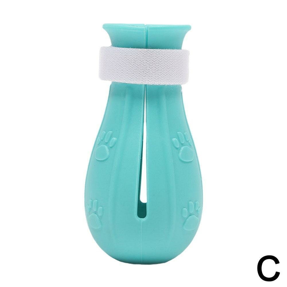 4шт. Антицарапки для кошек/ Защита от царапин во время груминга купания/ Мягкие силиконовые чехлы для кошачьих лап