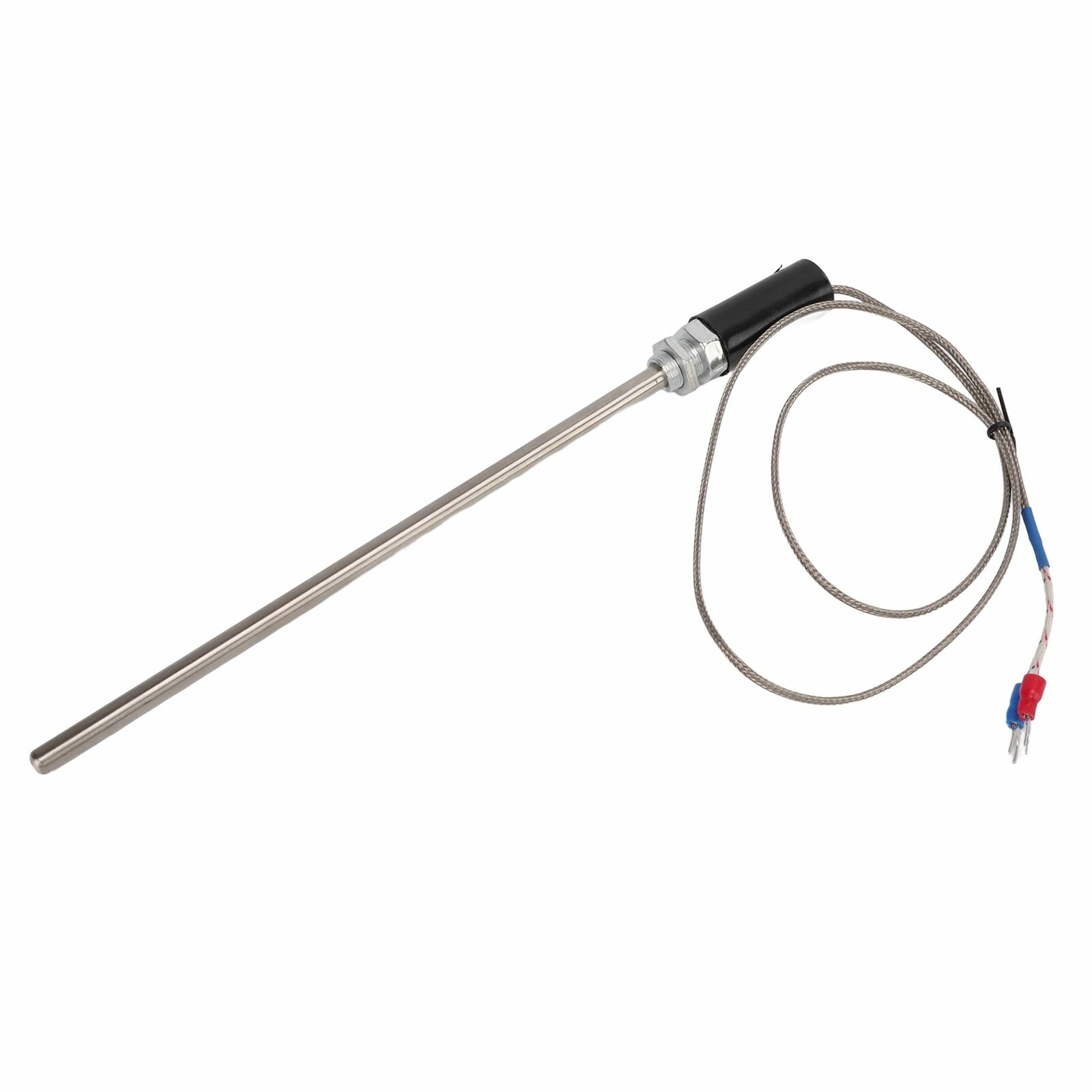 Датчик температуры тип K, нерж. сталь M12, термопара, кабель 1 м