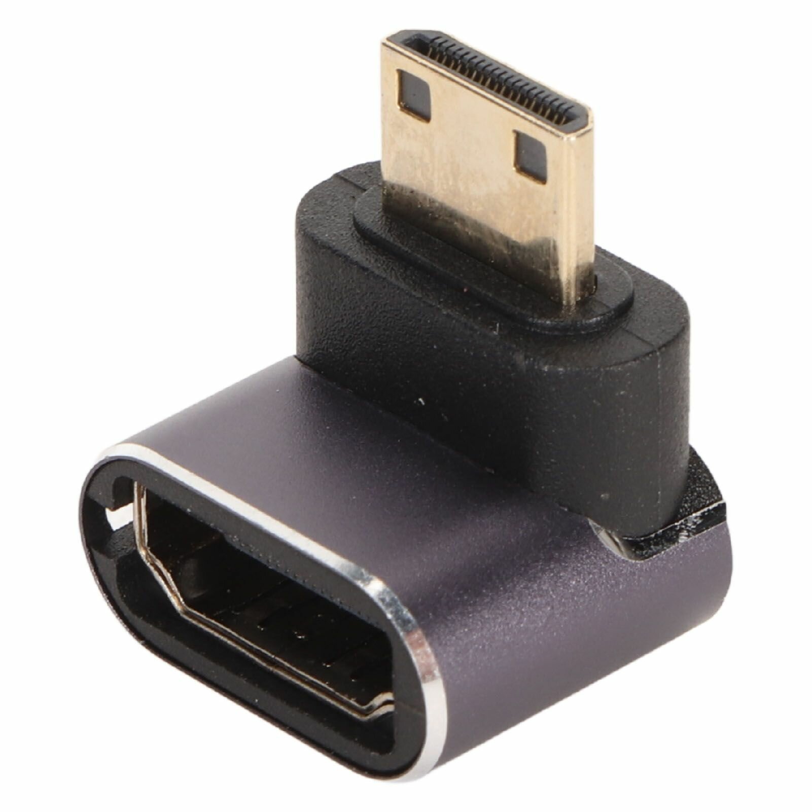 Адаптер Mini HDMI Male to HDMI Female, 8K 60 Гц, двусторонний