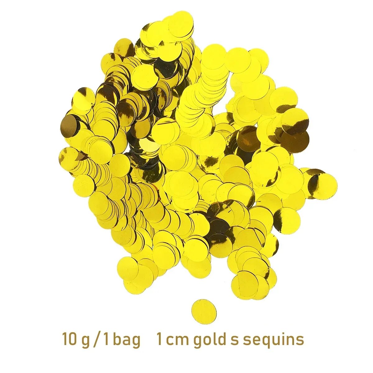 Металлическое конфетти розовое золото 7