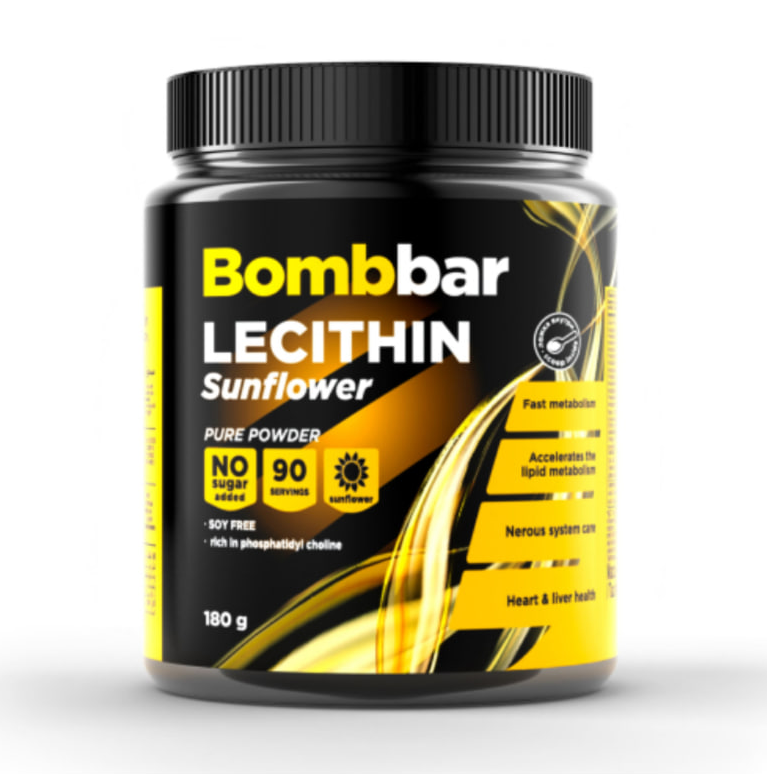 Bombbar Lecithin подсолнечный, 180 гр