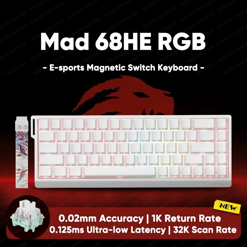 SUMREDA Madlions Mad 60/68HE Проводная механическая клавиатура, MAD68 HE RGB