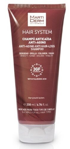 Martiderm hair system шампунь против выпадения волос anti-age 200 мл