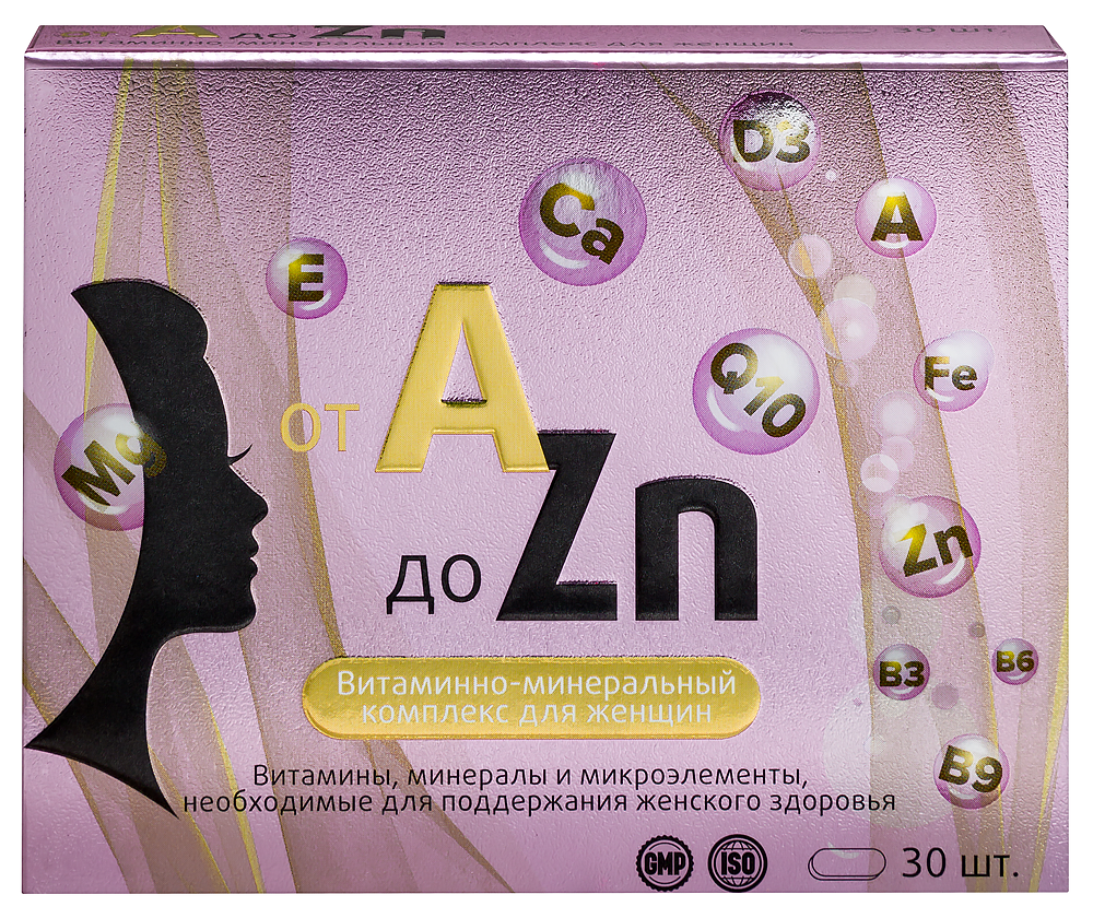 Витаминный комплекс А-ZN для женщин