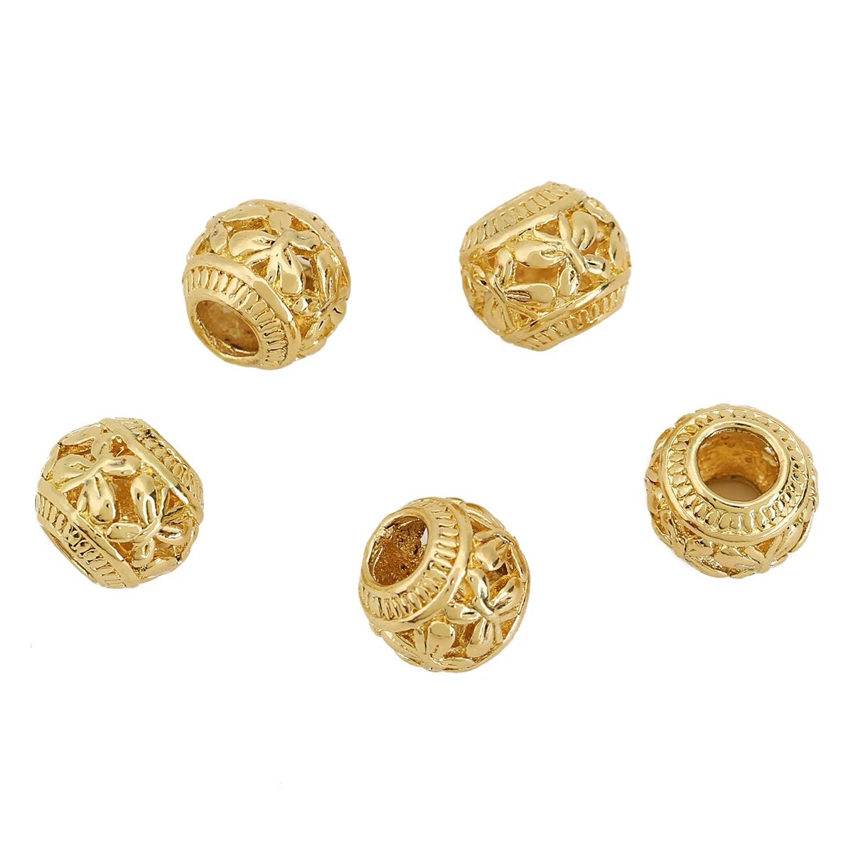 Бусины Style 11 Gold, 5 мм, 10 шт