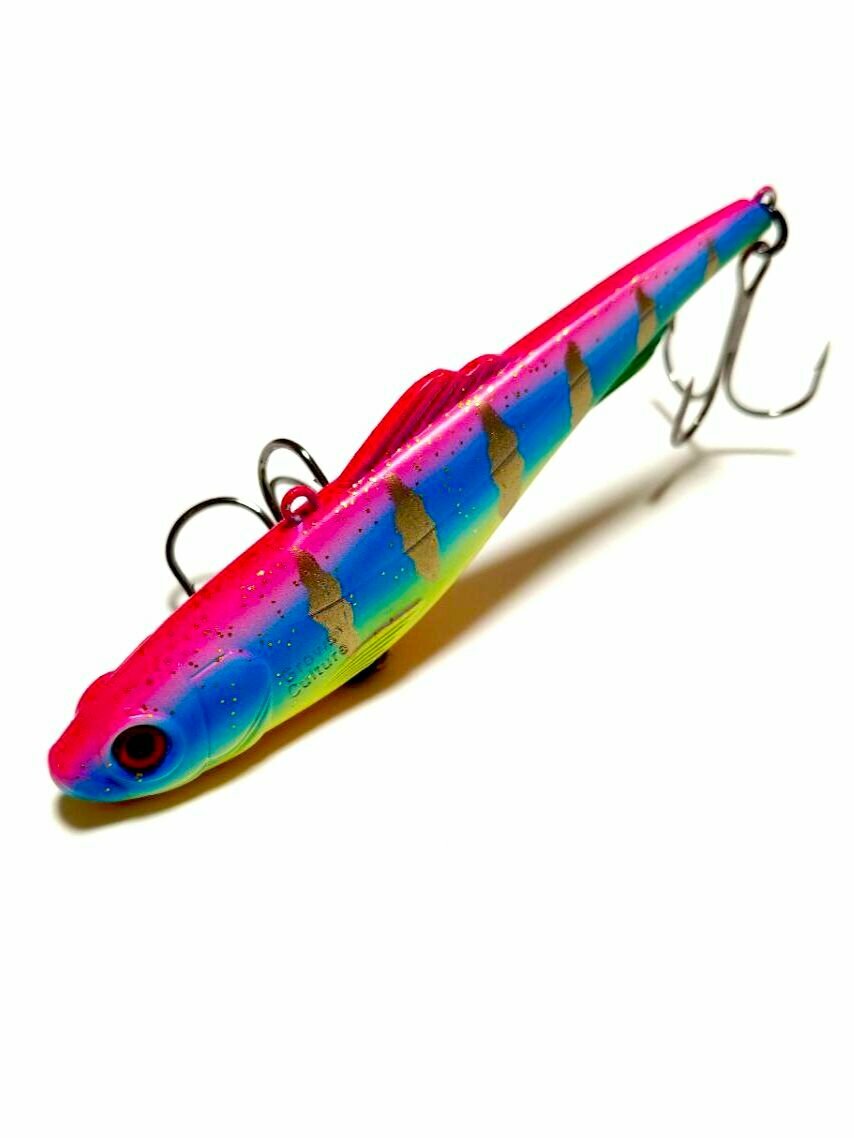 Воблер Vib Wagoner 100 мм / 37 г , Тонущий виб, Приманка на судака, окуня, щуку. Айс джиг / Спиннинг, под Relax Wagner