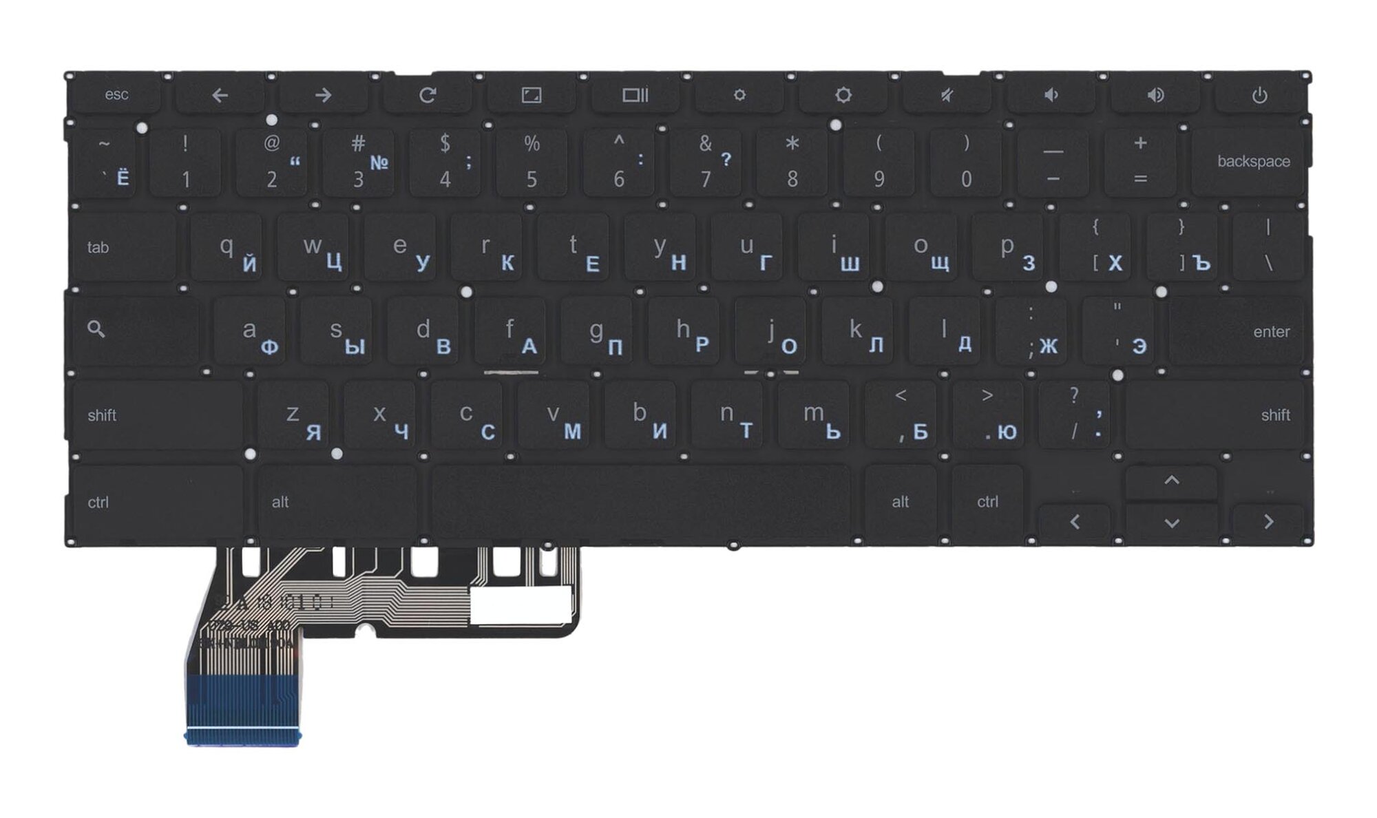 Клавиатура для ноутбука Asus Chromebook C223N черная