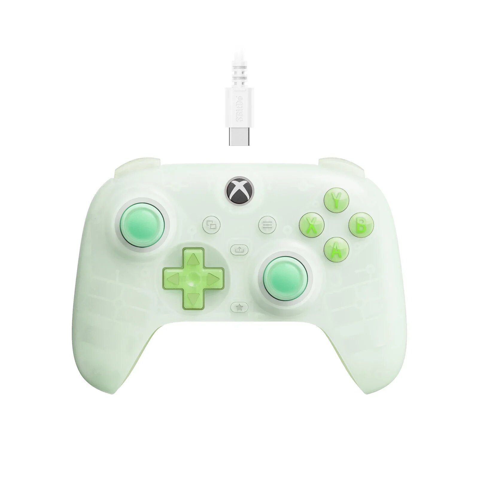 8BitDo Ultimate проводной геймпад для Xbox, Translucent Green, 1PCS