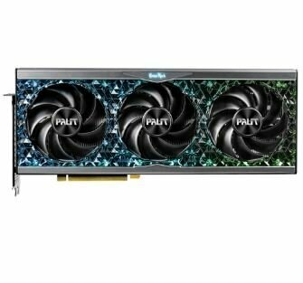 Видеокарта Palit GeForce RTX 4090 GameRock (NED4090019SB-1020G) - PCI-E 4.0 x16, 24 ГБ, 384 бит, DisplayPort x3, HDMI x1, GPU 2235 МГц