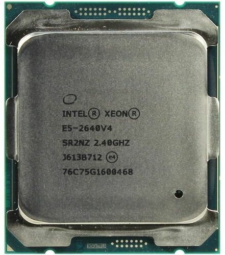 Серверный процессор Intel Xeon E5-2640 v4 (CM8066002032701S) OEM - LGA 2011-3, 10 x 2,4 ГГц, L3 - 25 МБ, DDR4-2133 МГц, TDP 90 Вт