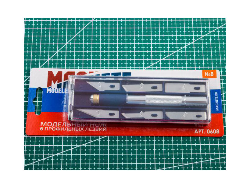 MCH0608 MACHETE Модельный нож, 6 профильных лезвий.