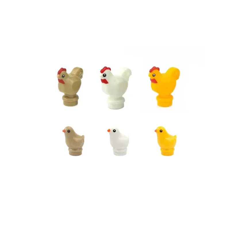 Конструктор BRICKPANDA Курица, Цвет: B5-32-34 B8-44-11-14