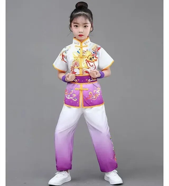 Детский костюм для девочки Halollila из полиэстера 130, 3-purple short