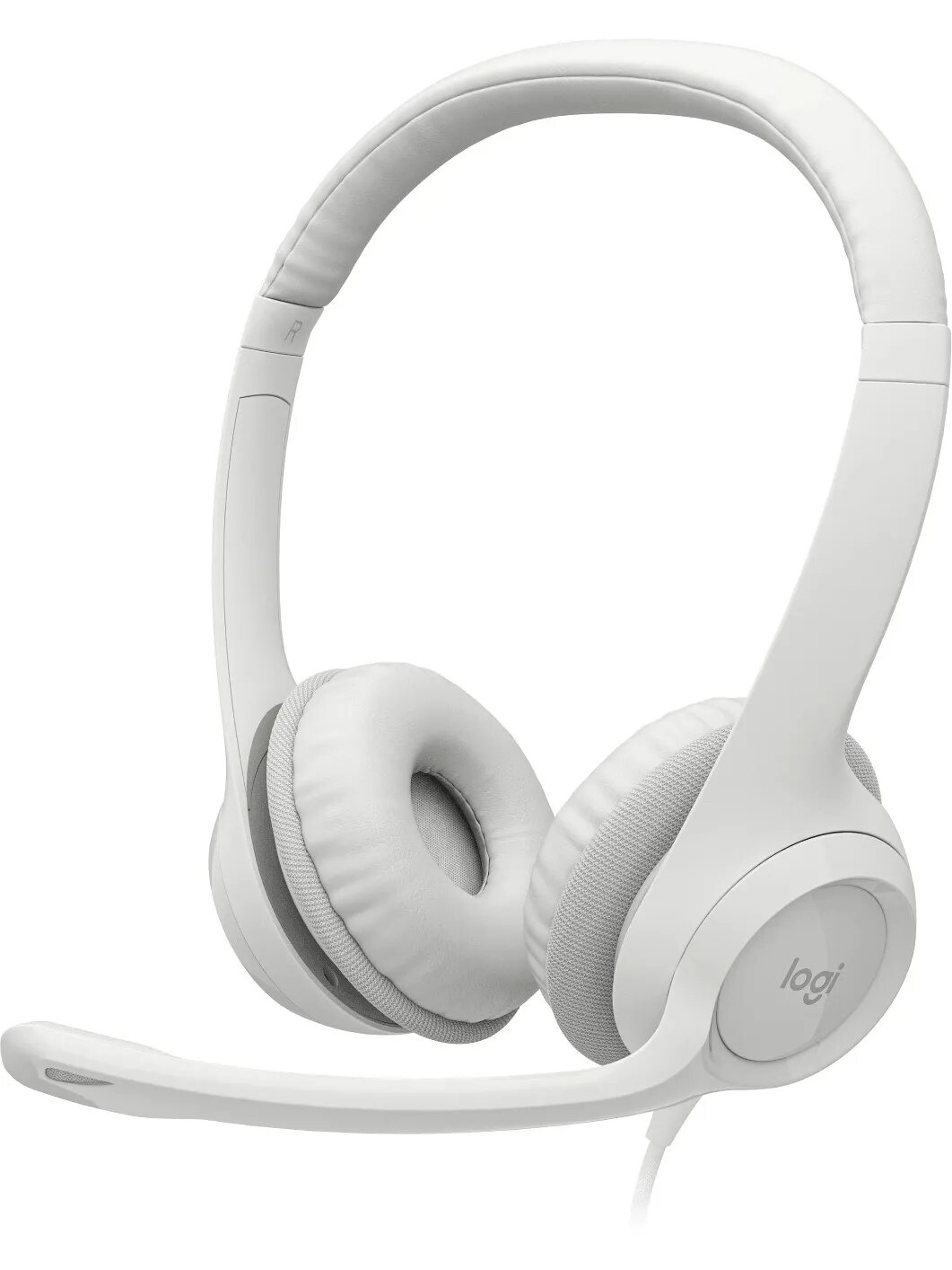 Гарнитура проводная Logitech H390 White 981-001288/981-001286, белая