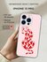 Чехол на Apple iPhone 13 Pro / Айфон 13 Про с принтом "Heart panther 1 - 14 февр...
