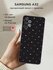 Чехол на Samsung Galaxy A32 / Самсунг Галакси А32 с принтом "Черный фон и сердеч...