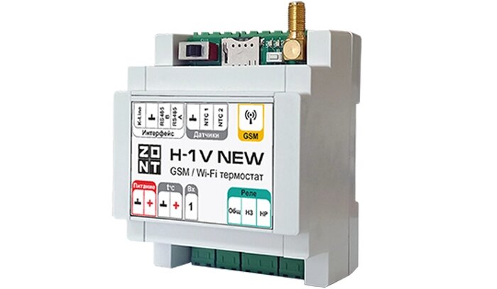 ZONT H-1V New Термостат 4G LTE