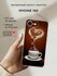 Чехол на Apple iPhone 16e/17e / Айфон 16е/17e с принтом "Кофейная любовь"