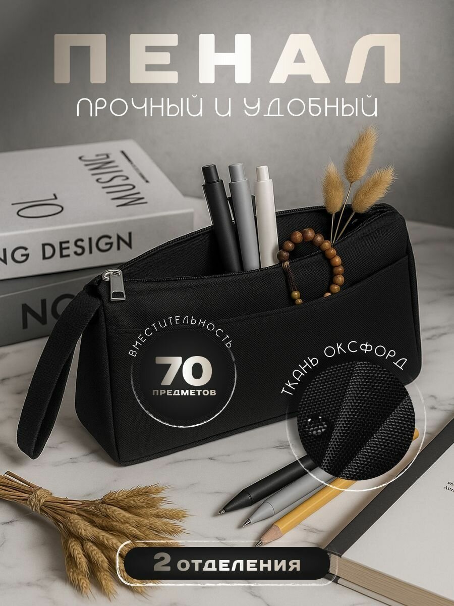 Пенал школьный для девочек и мальчиковШкольный пенал для девочек и мальчиков: стильный и функциональный аксессуар.