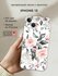 Чехол на Apple iPhone 13 / Айфон 13 с принтом "Розы на белом"